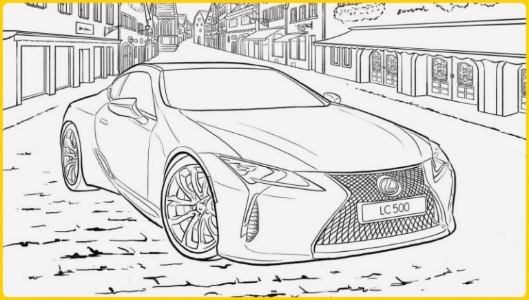+50 Sketsa Gambar Mobil Terbaik, Keren, Paling Mudah Digambar